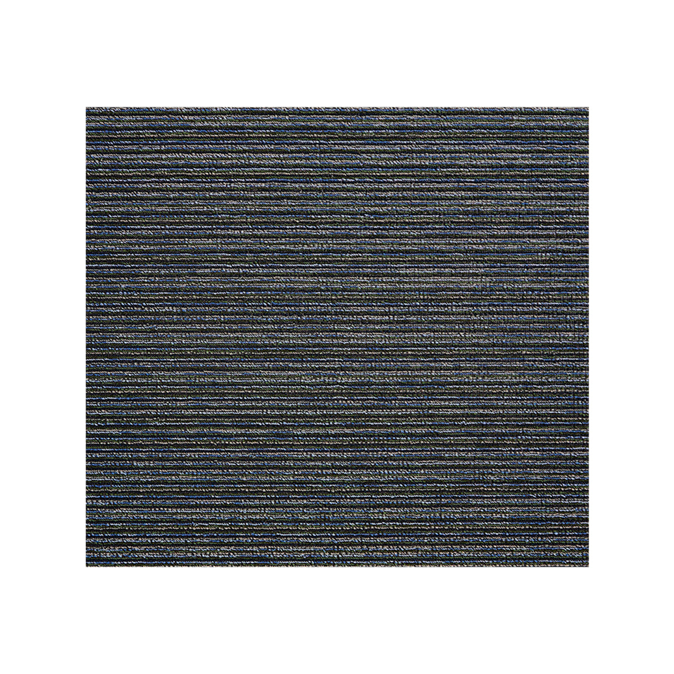 Skinny Stripe Shag Mat Samples - Forest